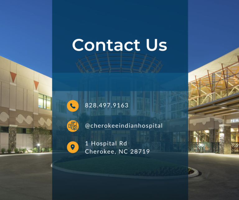 Contact Us – Cherokee Indian Hospital Authority