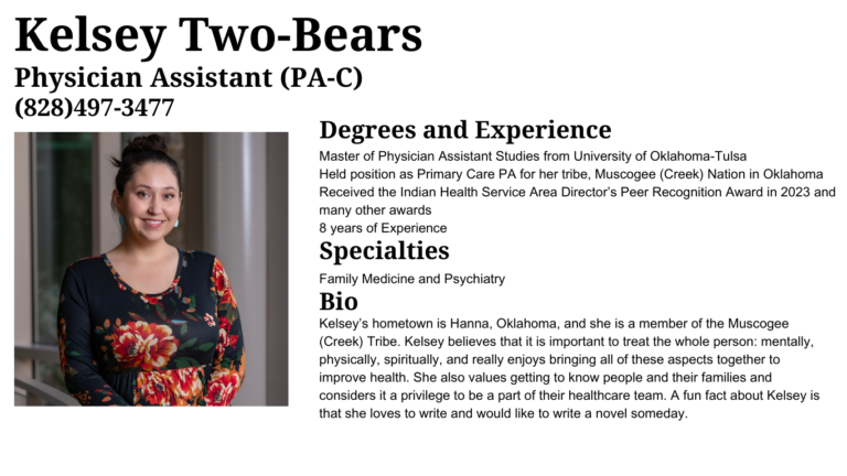 Primary Care Directory – Cherokee Indian Hospital Authority